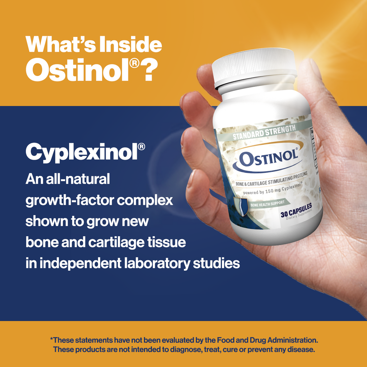 Ostinol® Standard Strength 150mg - Bone & Joint Health Supplement