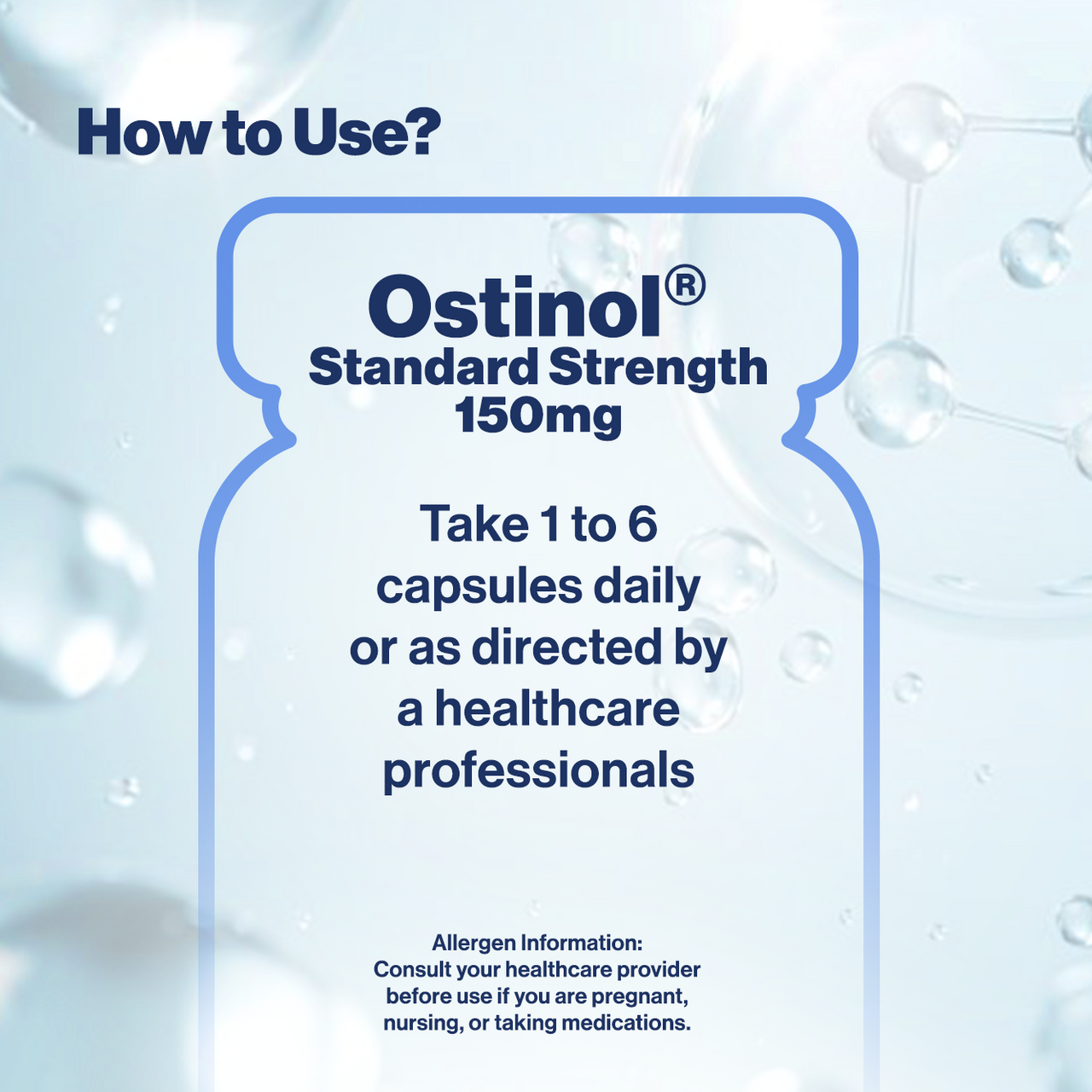 Ostinol® Standard Strength 150mg - Breakthrough Bone & Joint Health ...
