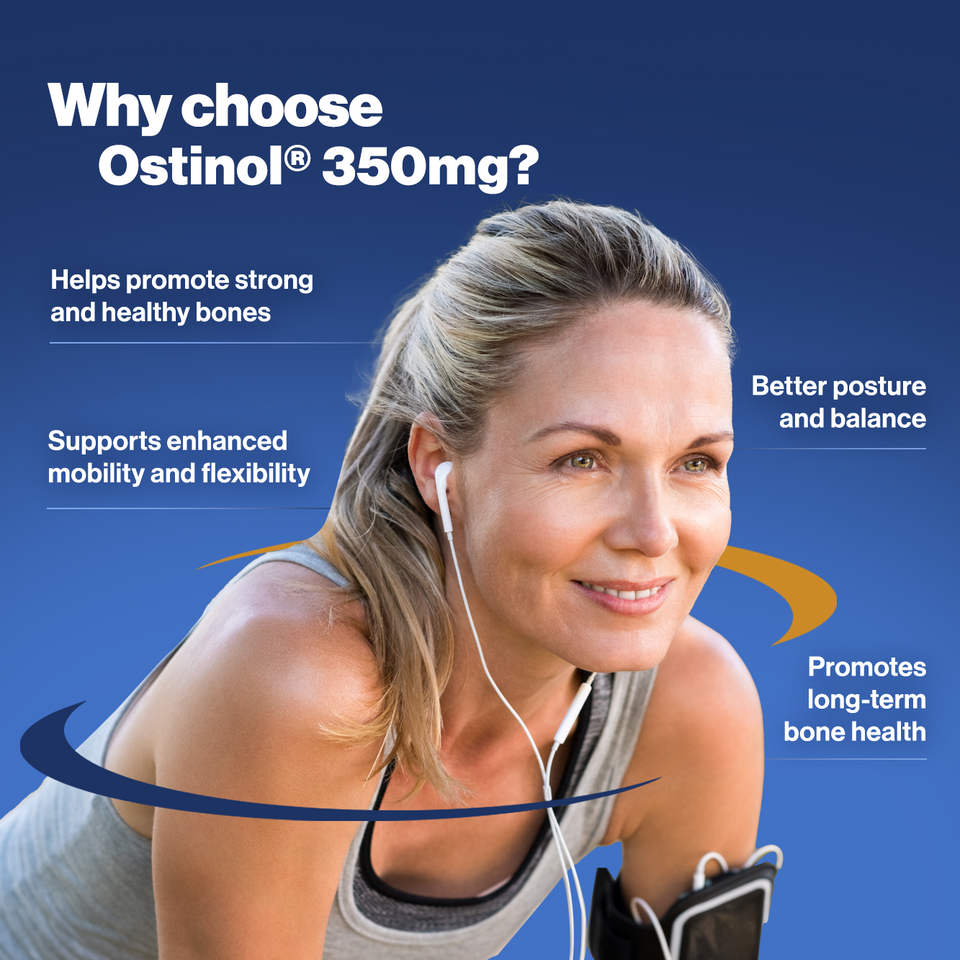 Ostinol® Extra Strength 350mg - Breakthrough Bone & Joint Health Supplement